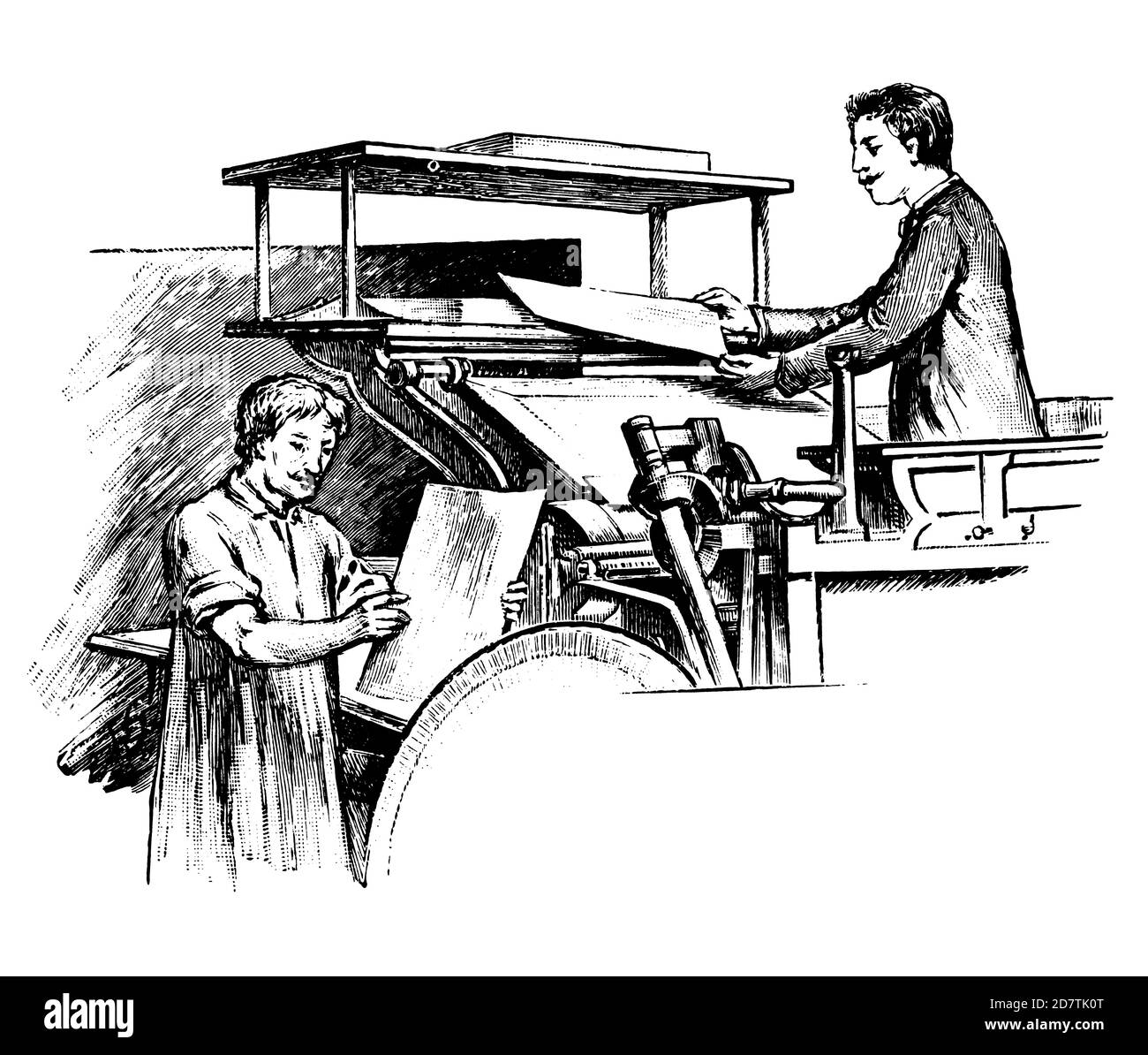 Newspaper Printing Press Clipart