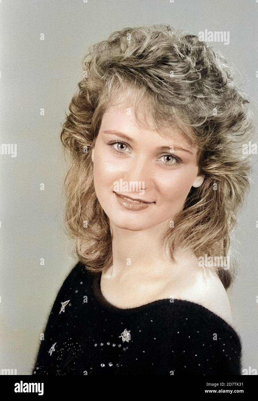 Nicole, deutsche Schlagersängerin, Deutschland um 1984. German schlager ...