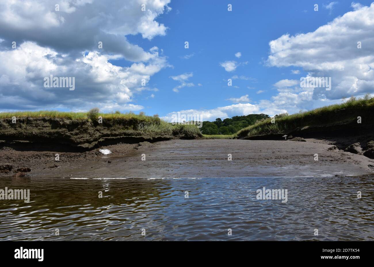 Thick mud estuary off of North River on the South Shore Stock Photo - Alamy