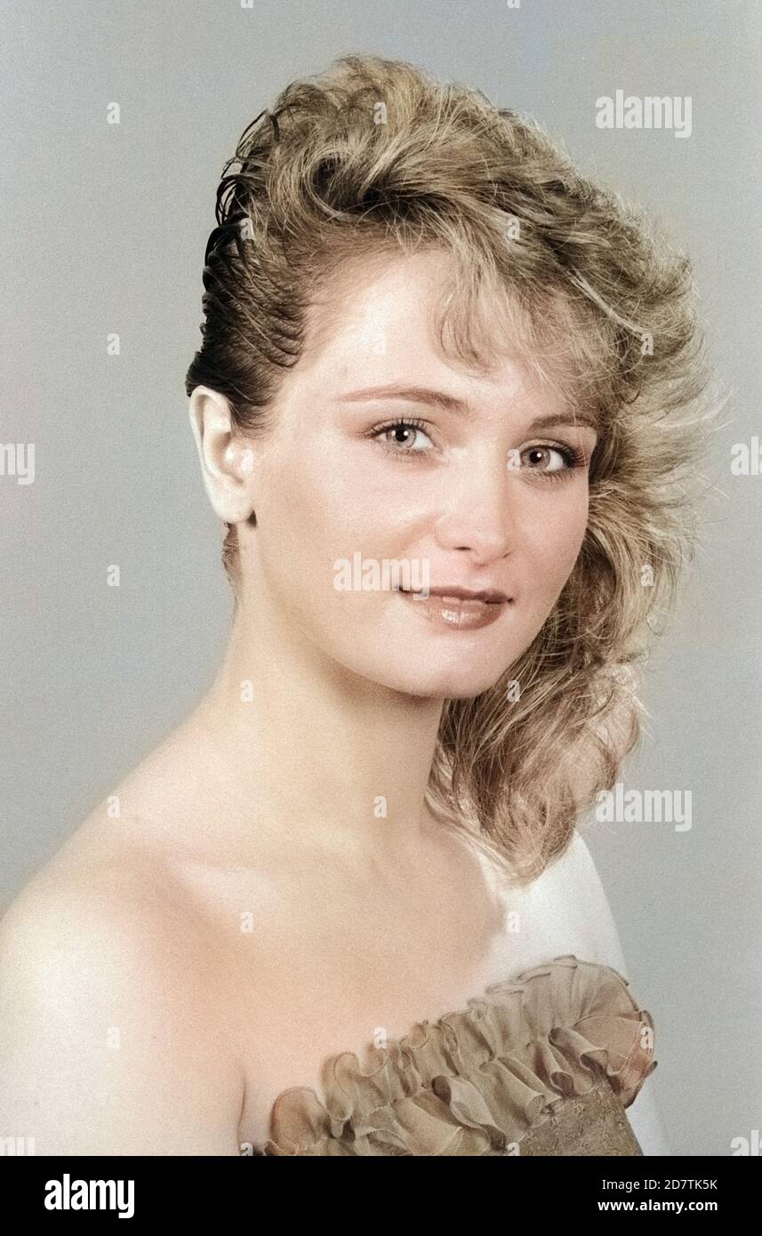 Nicole, deutsche Schlagersängerin, Deutschland um 1984. German schlager ...