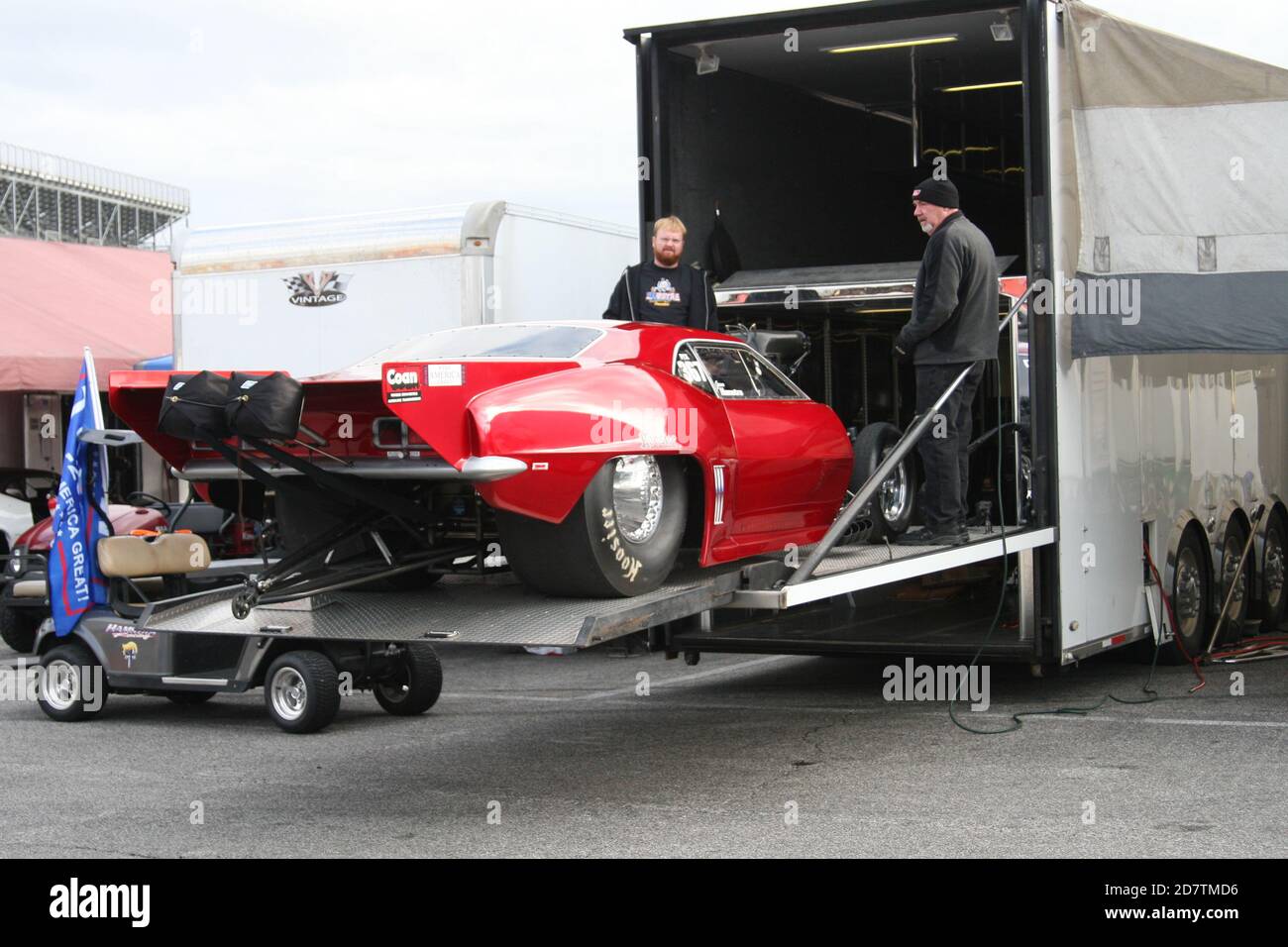 DRAGSTOCK XII 2020 Paddock/Pits area of Worldwide Technology Raceway in ...