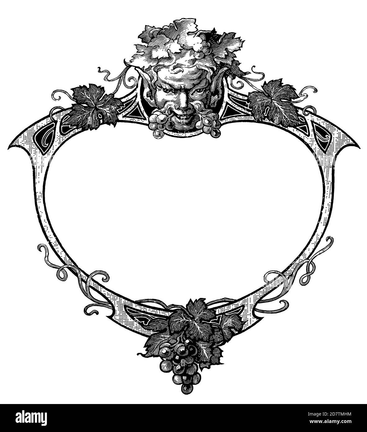 Vintage Decorative Border Frame Design - Antique Classic Typographic ...