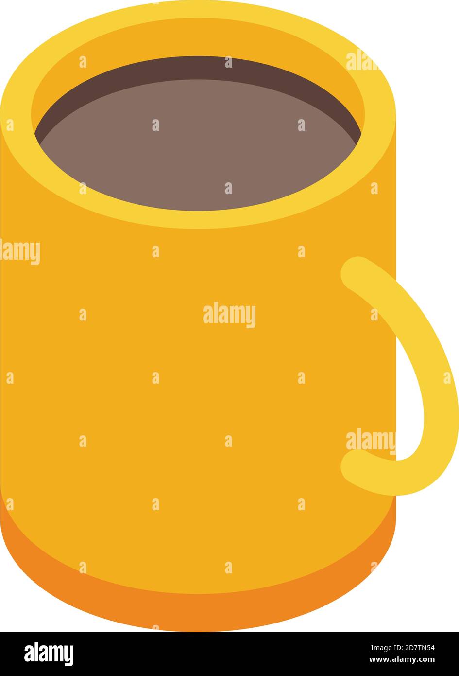 Cozy home tea mug icon. Isometric of cozy home tea mug vector icon for ...