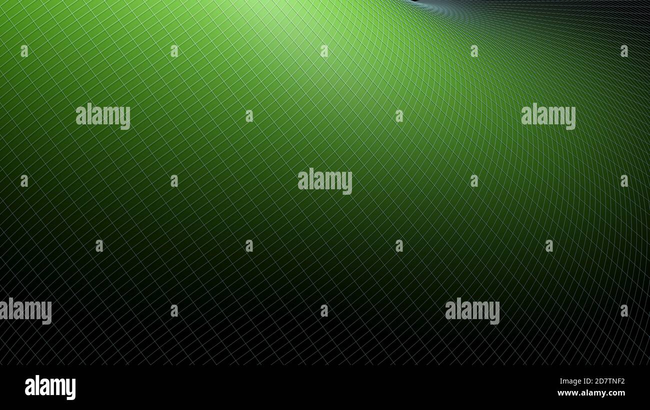 Green waving surface background abstract - 3D rendering illustration ...