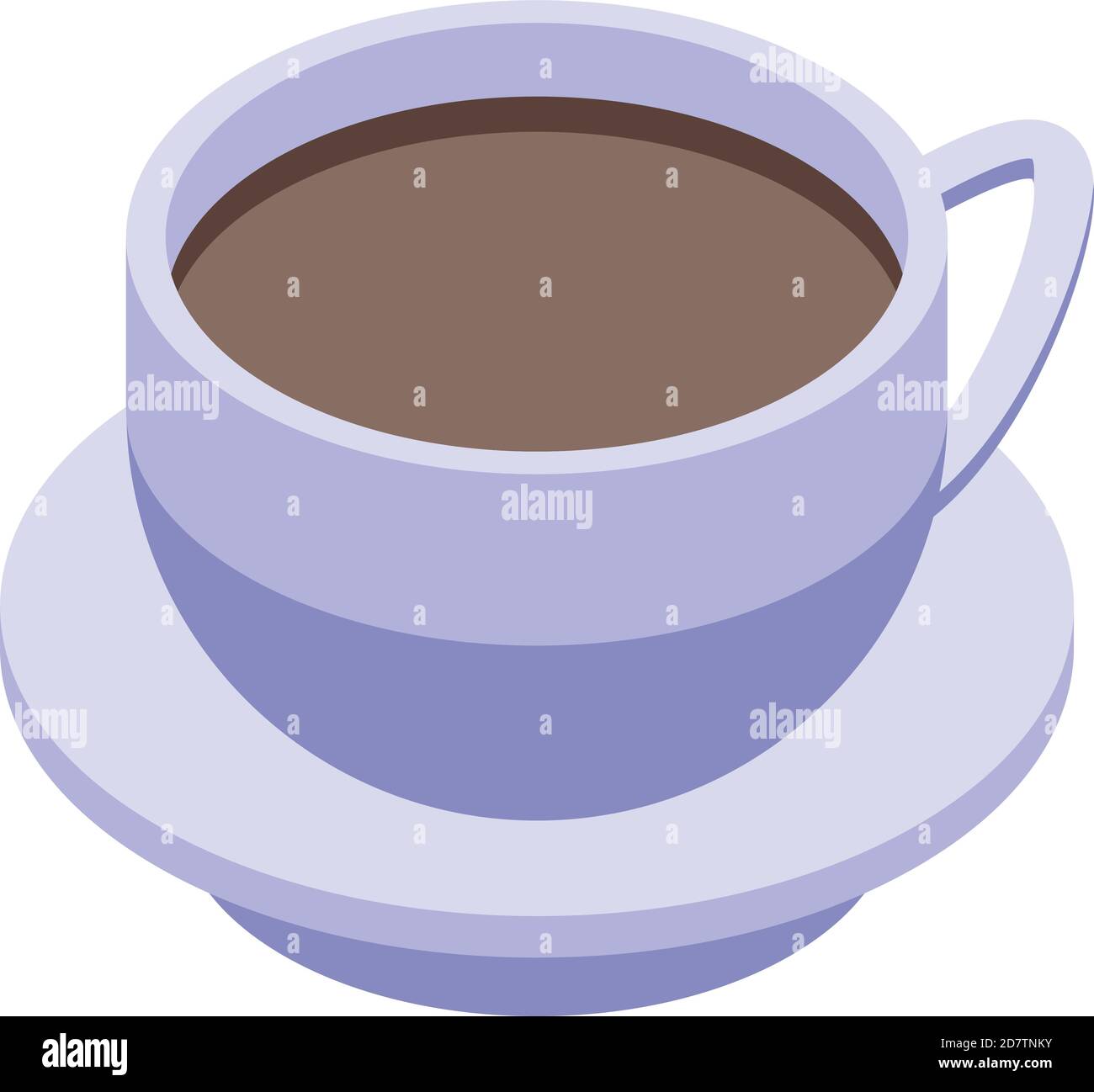 Warm tea cup icon. Isometric of warm tea cup vector icon for web design ...