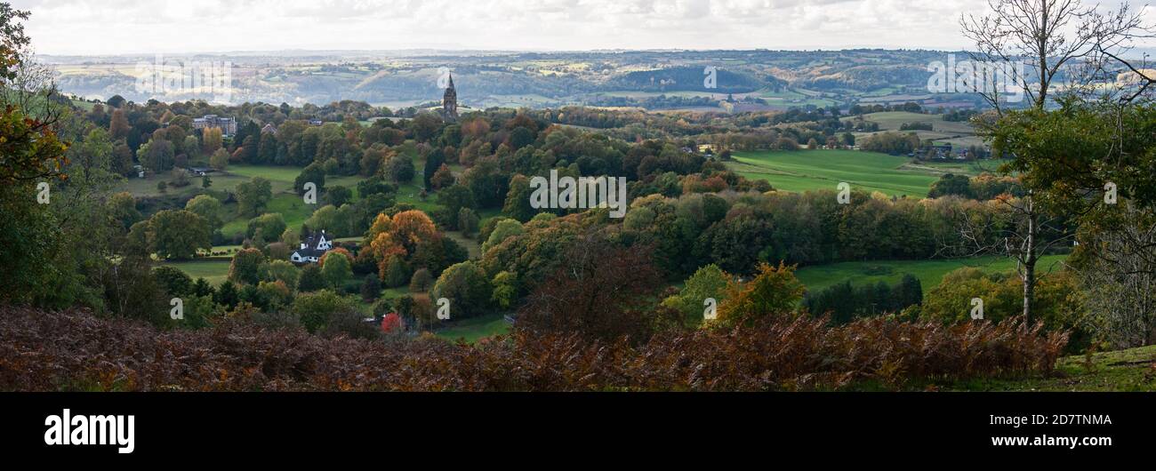 Around the UK - Views from the summit of Abberley Hill, Worcestershire ...