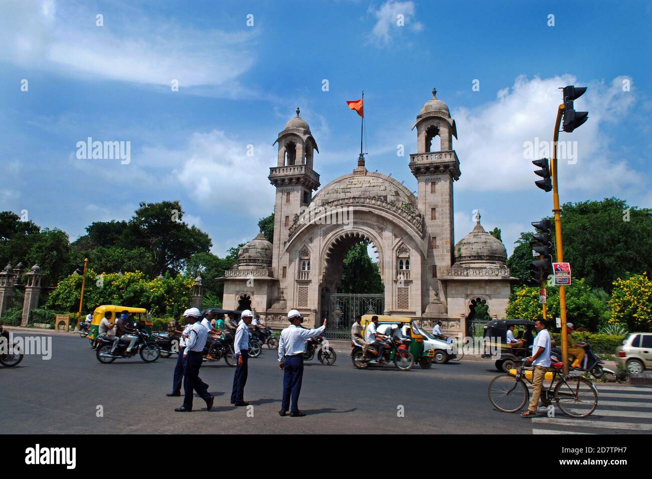 Main gate of Lakshmi Vilas Palace, vadodara, Gujarat, India Stock Photo ...