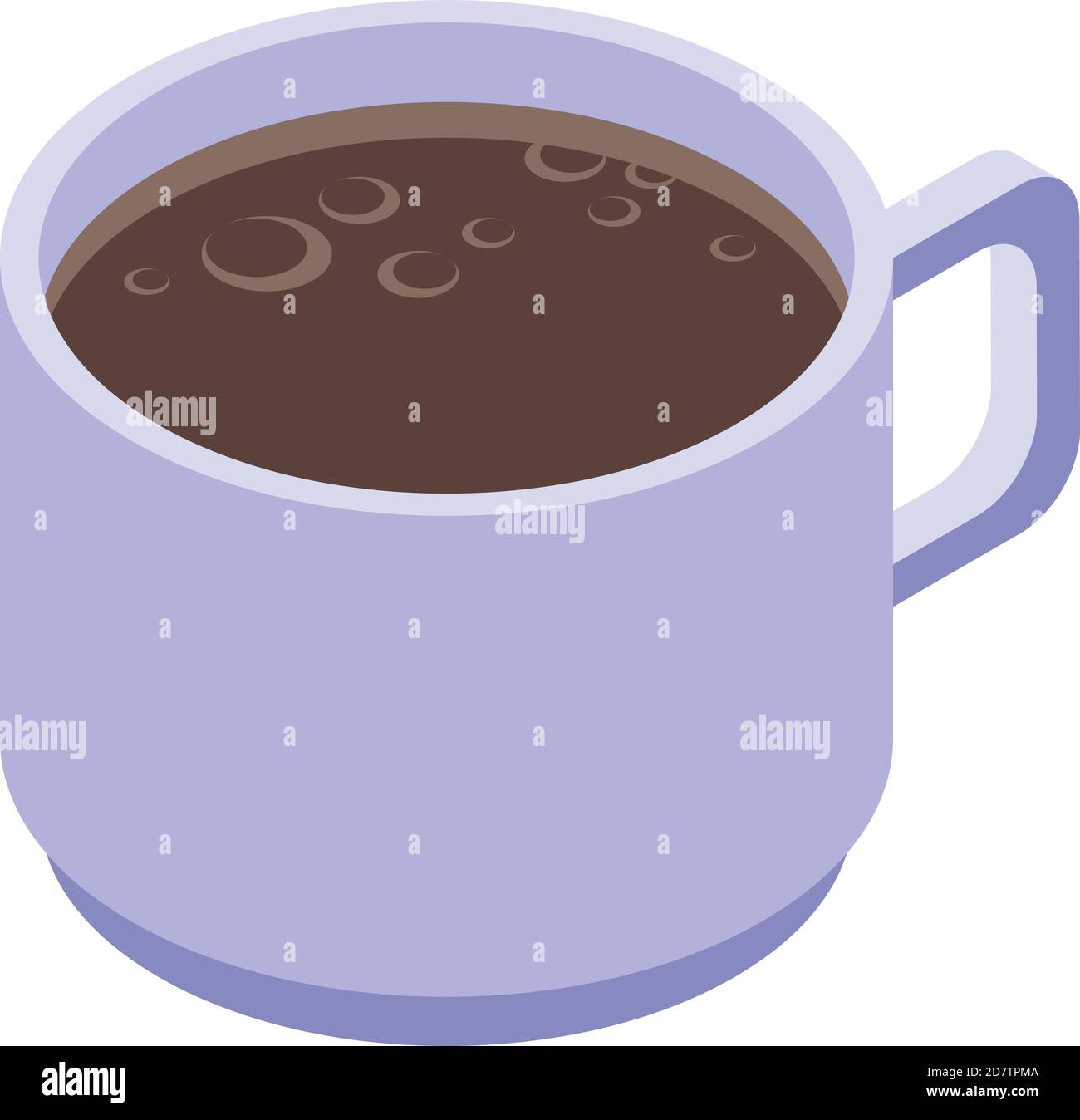 Arabica coffee cup icon. Isometric of arabica coffee cup vector icon ...