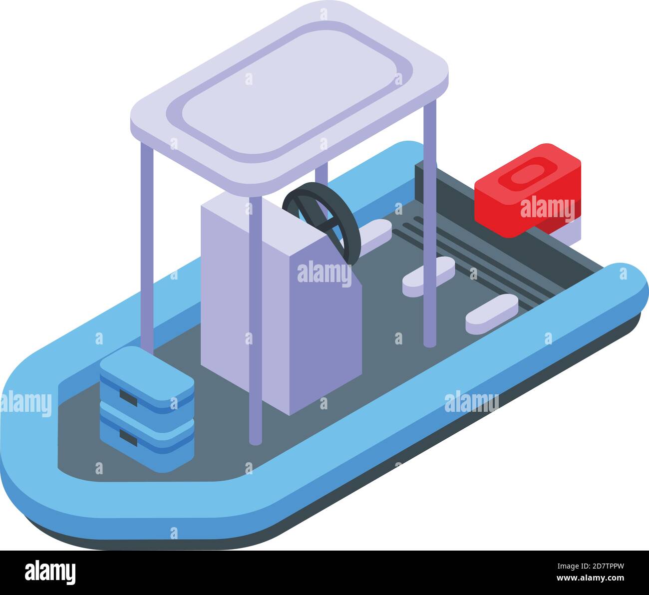 Fishing boat icon. Isometric of fishing boat vector icon for web design ...