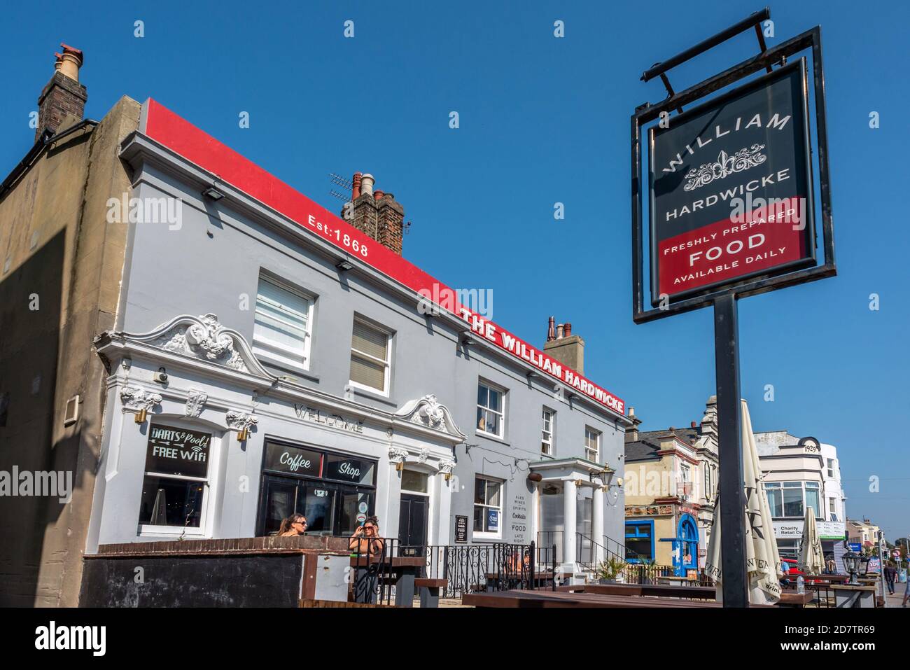 Bognor Regis, September 21st 2020: The William Hardwicke pub in the ...