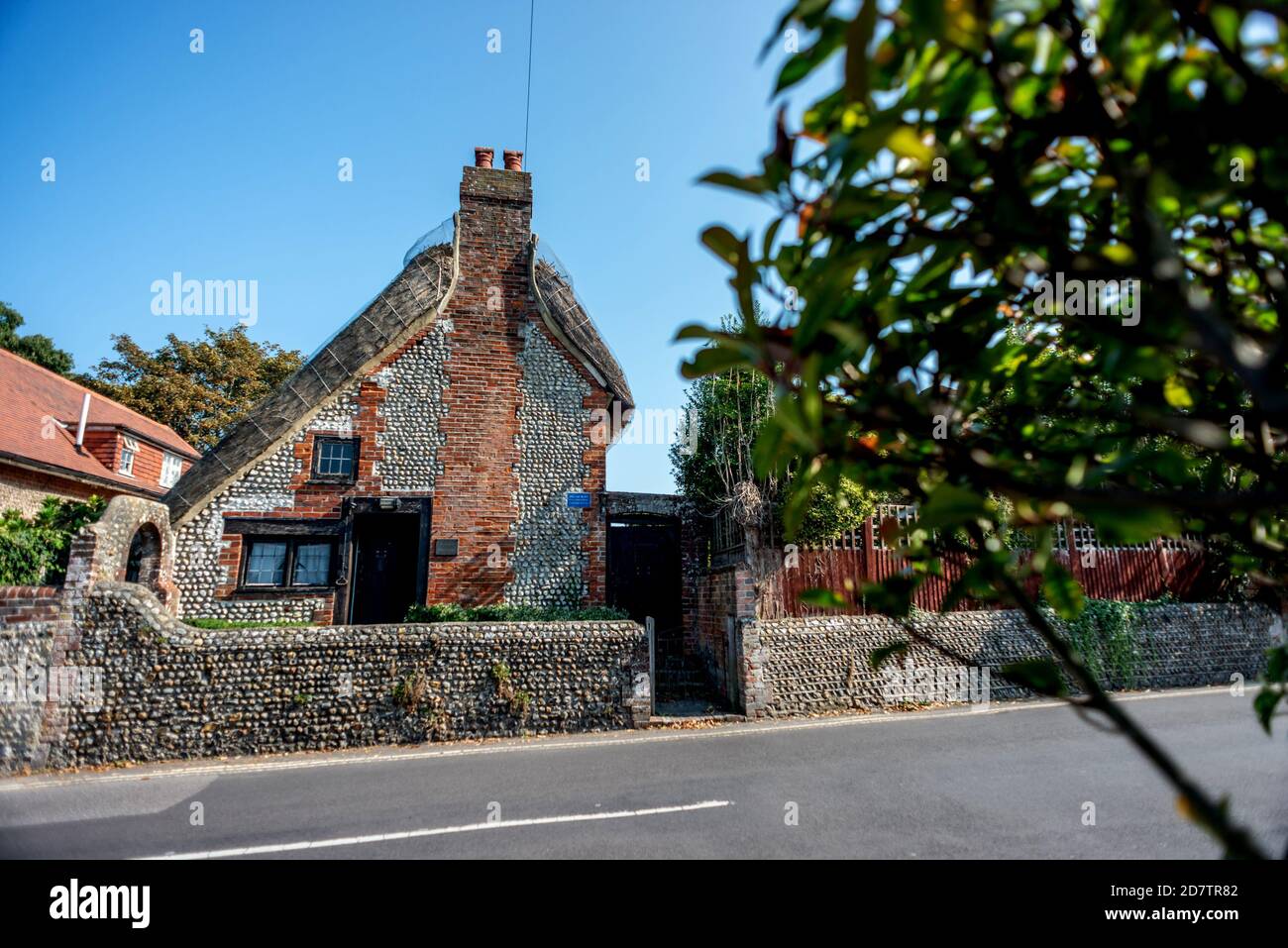 Bognor Regis, September 21st 2020: Blake's Cottage in Felpham Stock ...