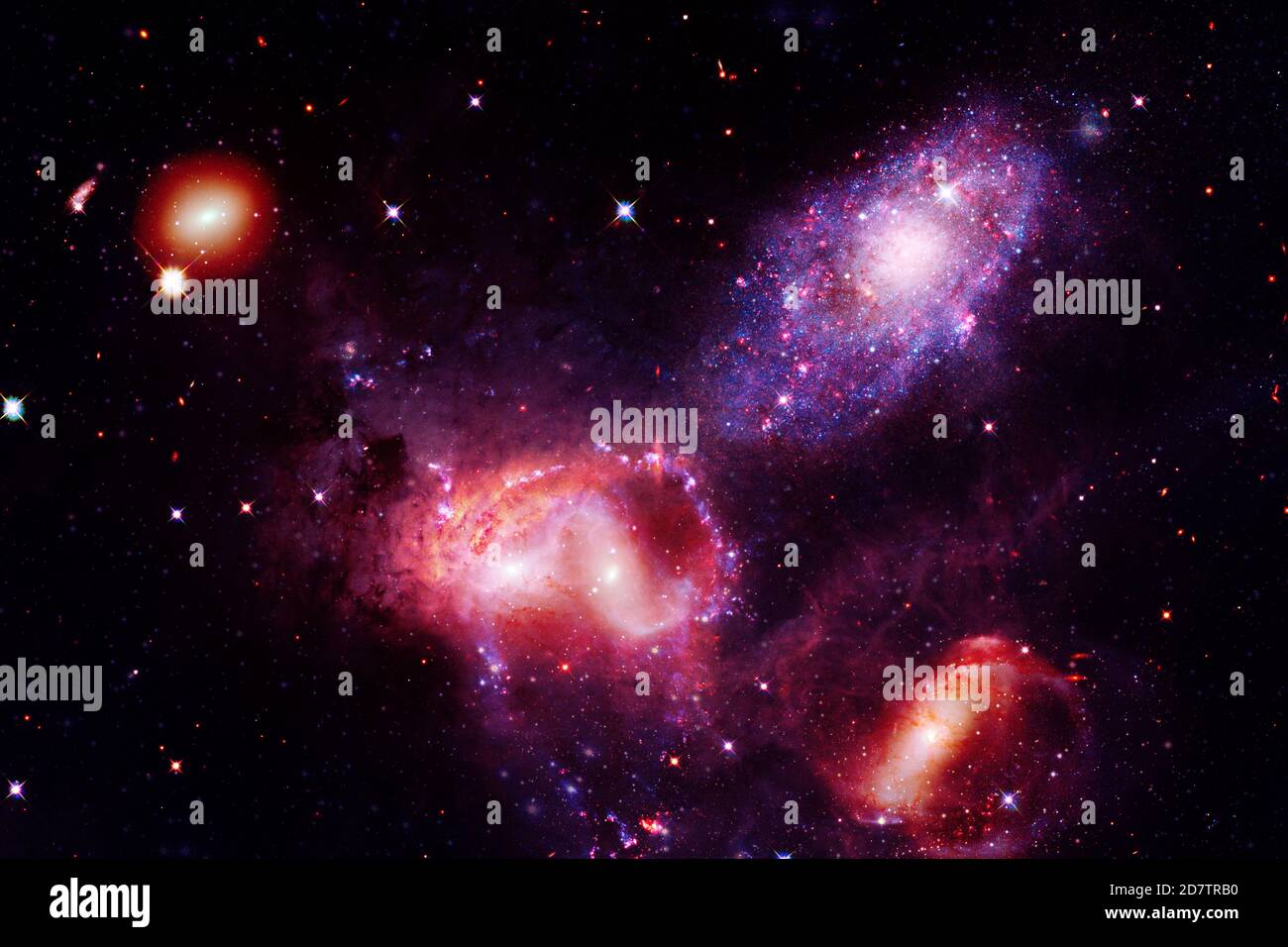 Cluster of stars. Starfield. Nebula. Elements of this image furnished ...