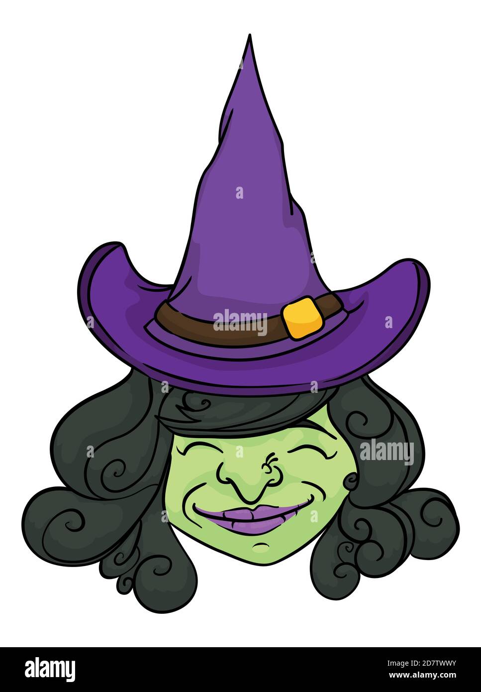 Cartoon Witches Face