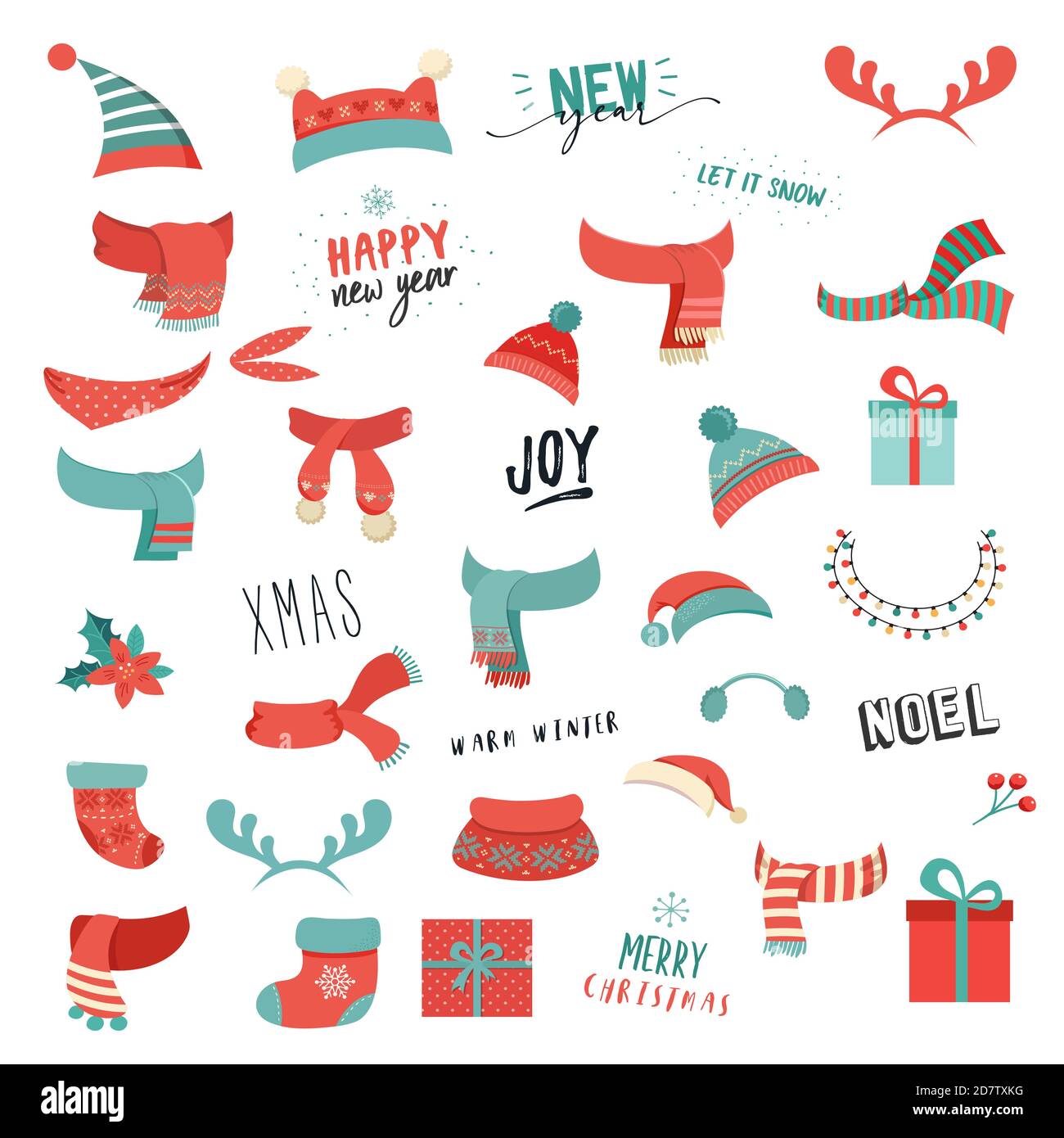 Vintage christmas apparel Cut Out Stock Images & Pictures - Alamy