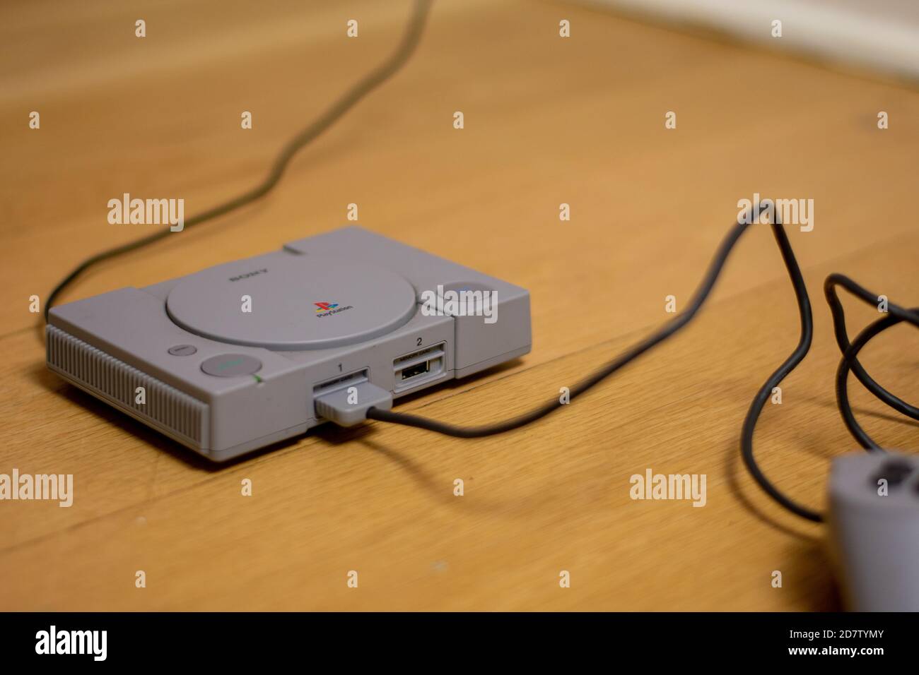 The Playstation Classic Edition. A recreation model of the original ...