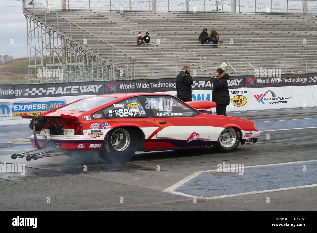 DRAGSTOCK XII 2020 burnout box at Worldwide Technology Raceway Stock ...