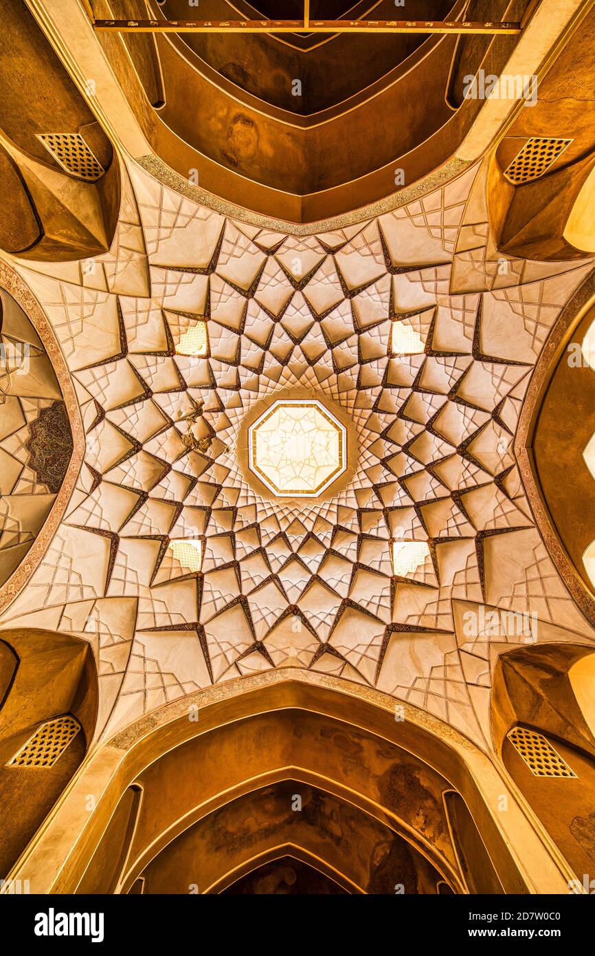 Kashan, Iran - may 02, 2015: view of the Traditional house Khan-e ...