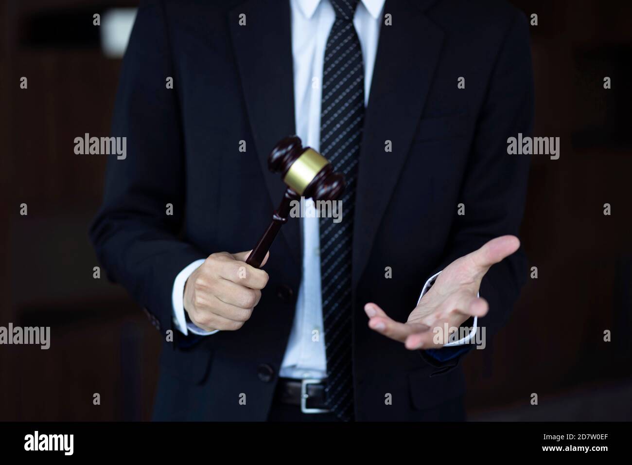 Judge Holding Gavel High Resolution Stock Photography and Images - Alamy