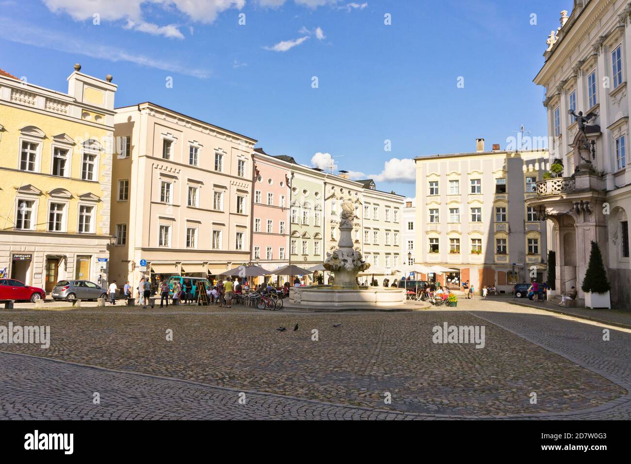 Passau, Old city street view, Bavaria, Germany, Europe Stock Photo - Alamy