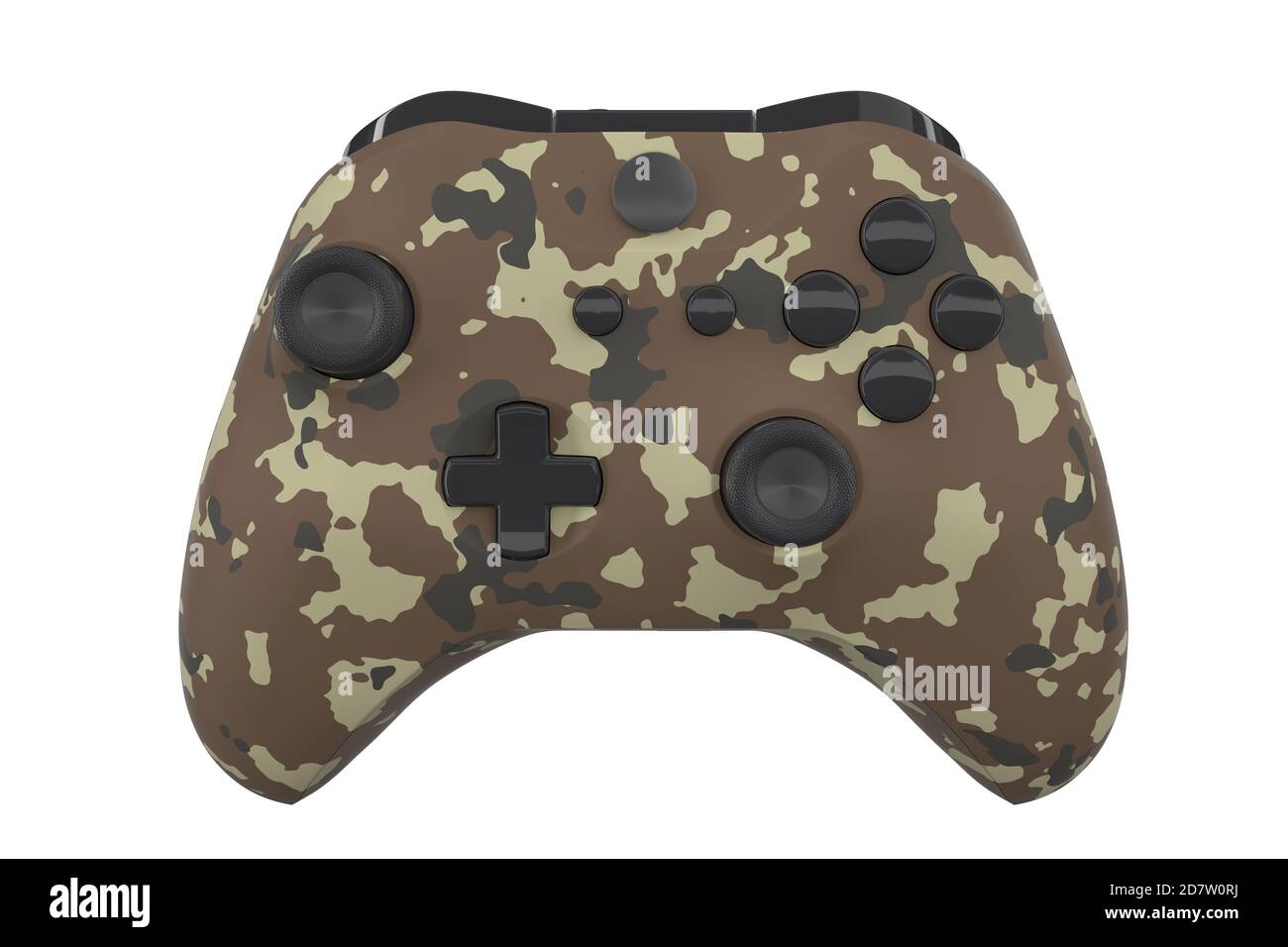 Realistic video game controller isolated on white with clipping path ...