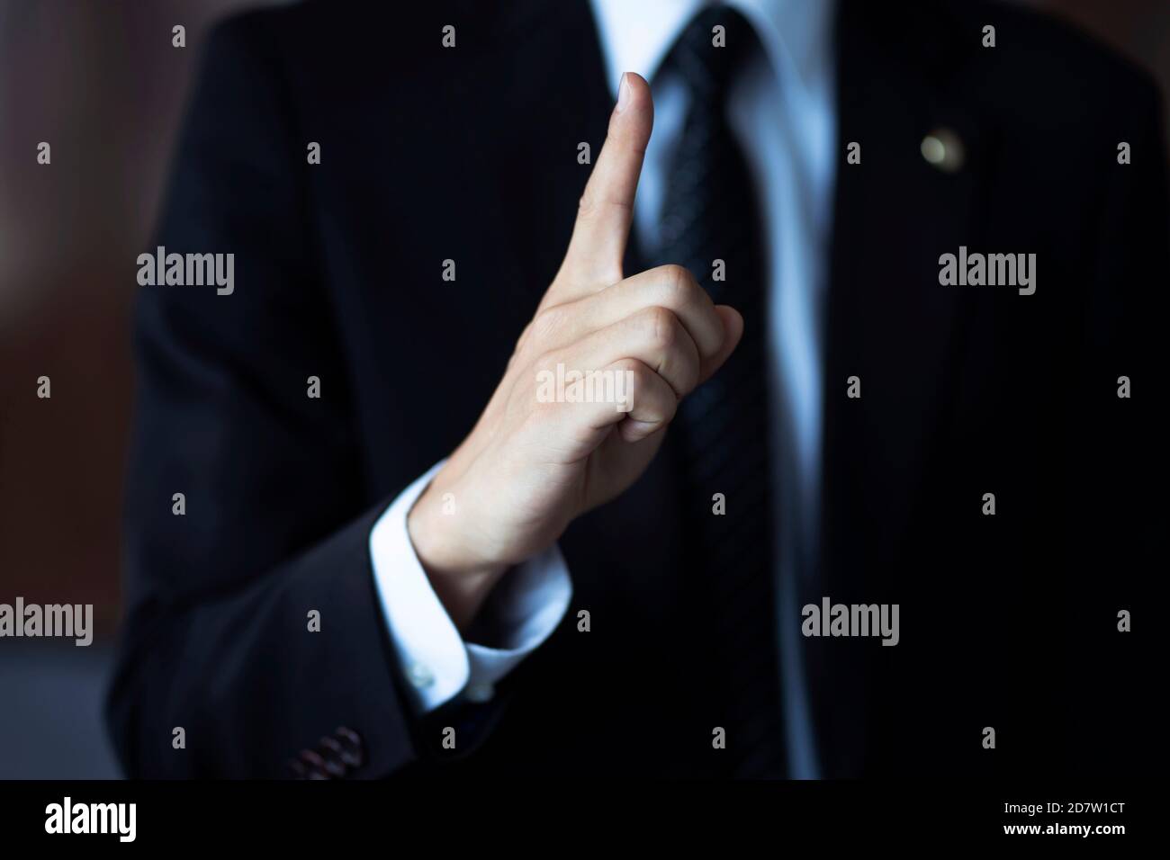 Number one finger hi-res stock photography and images - Alamy