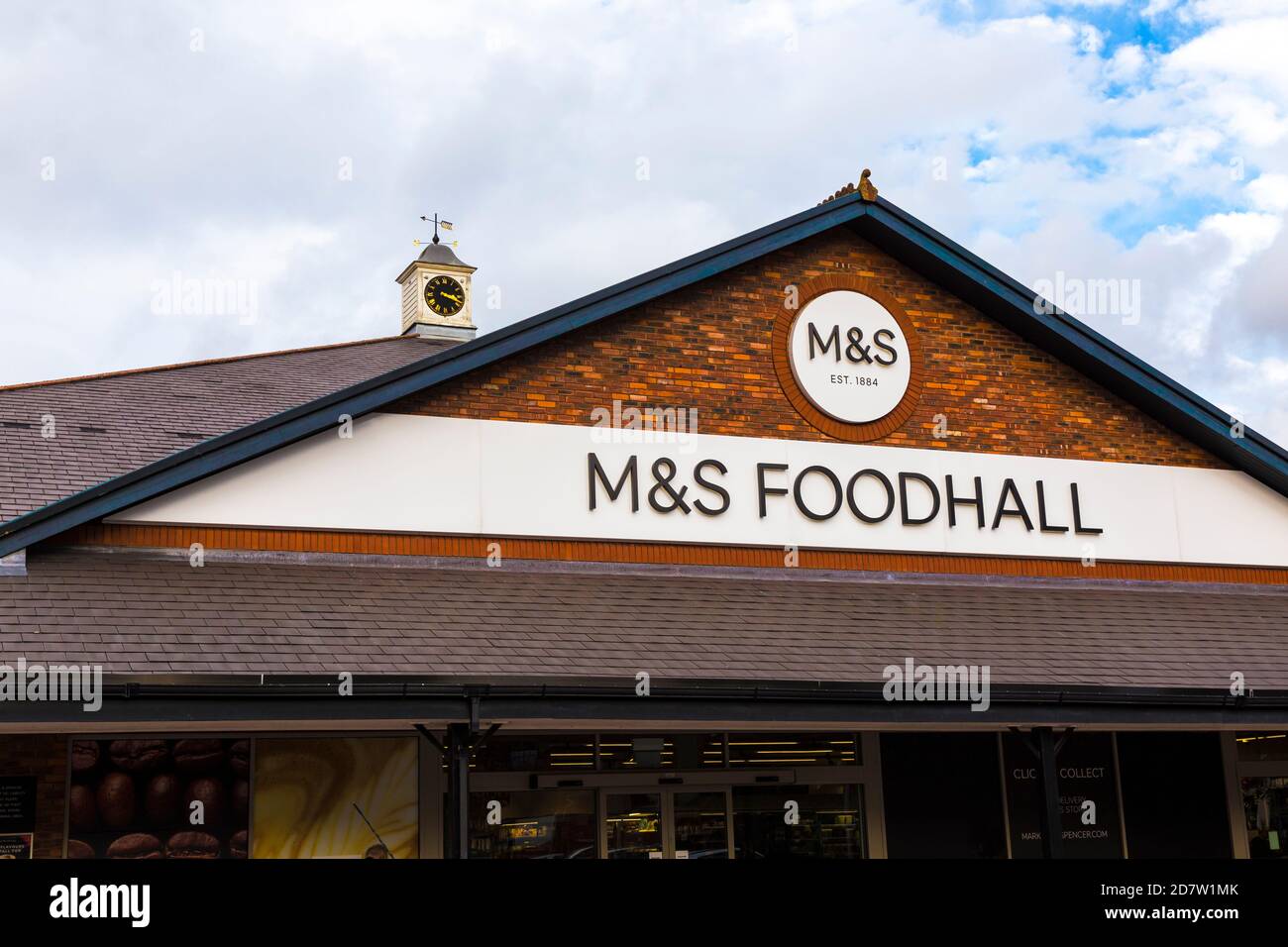 M&S Foodhall Building Stock Photo - Alamy