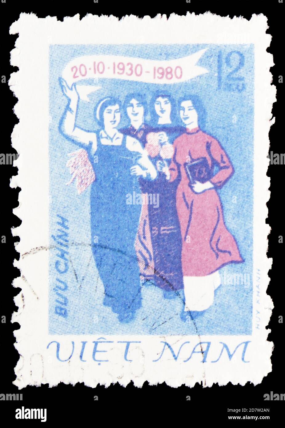 Vietnamese postage stamp hi-res stock photography and images - Alamy