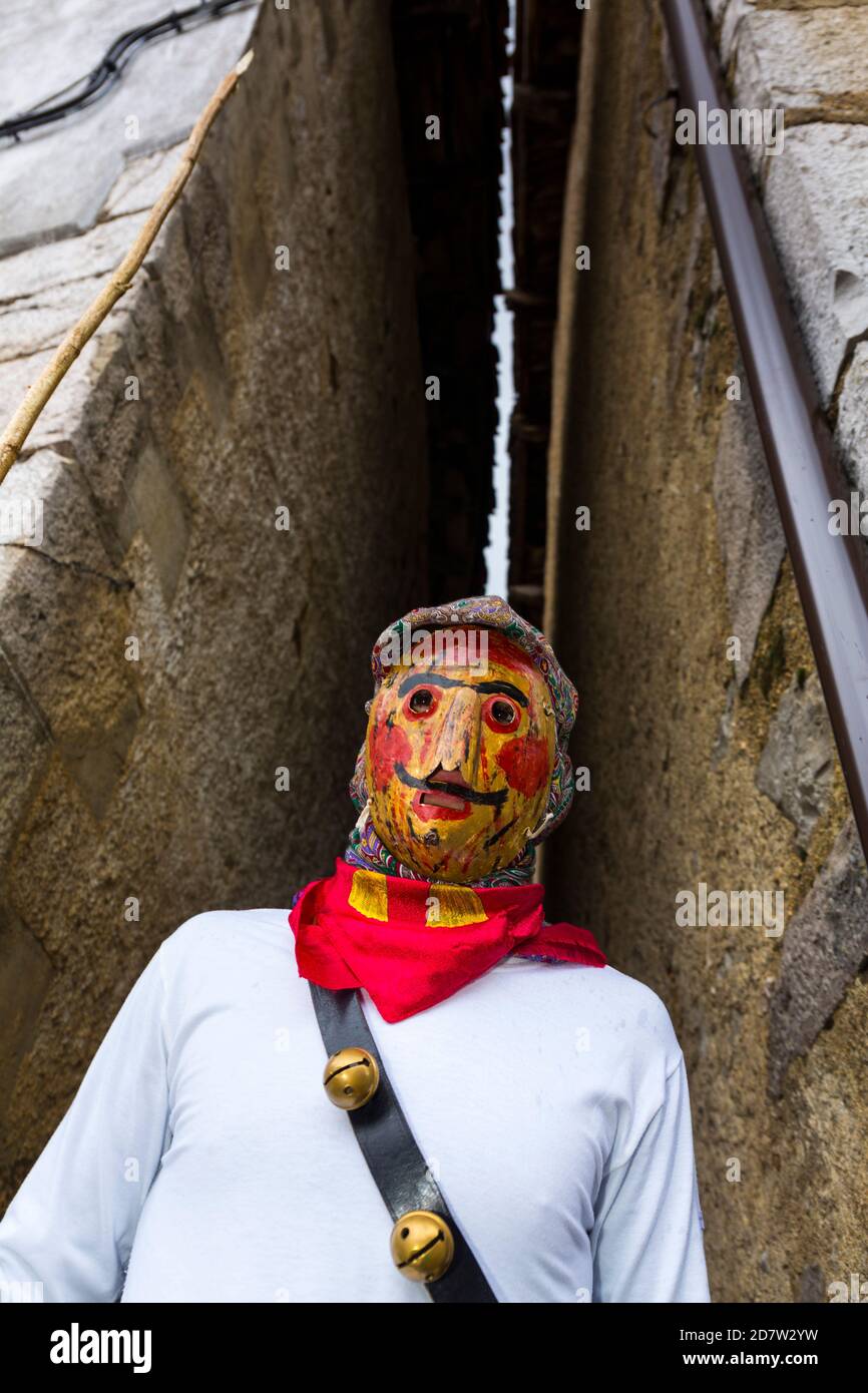 Carnival in Unanu, Ergoyena valley, Navarra, Spain, Europe Stock Photo ...