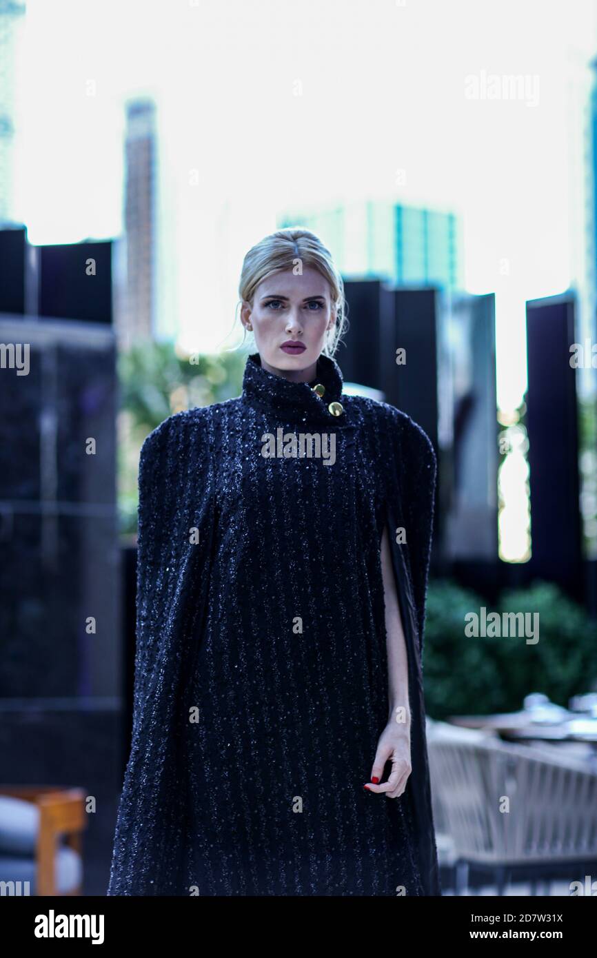 Arab Model in Arab Transitional Abaya Dress Stock Photo - Alamy