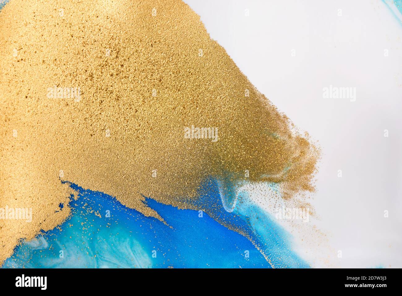 Spilled blue paint hi-res stock photography and images - Alamy