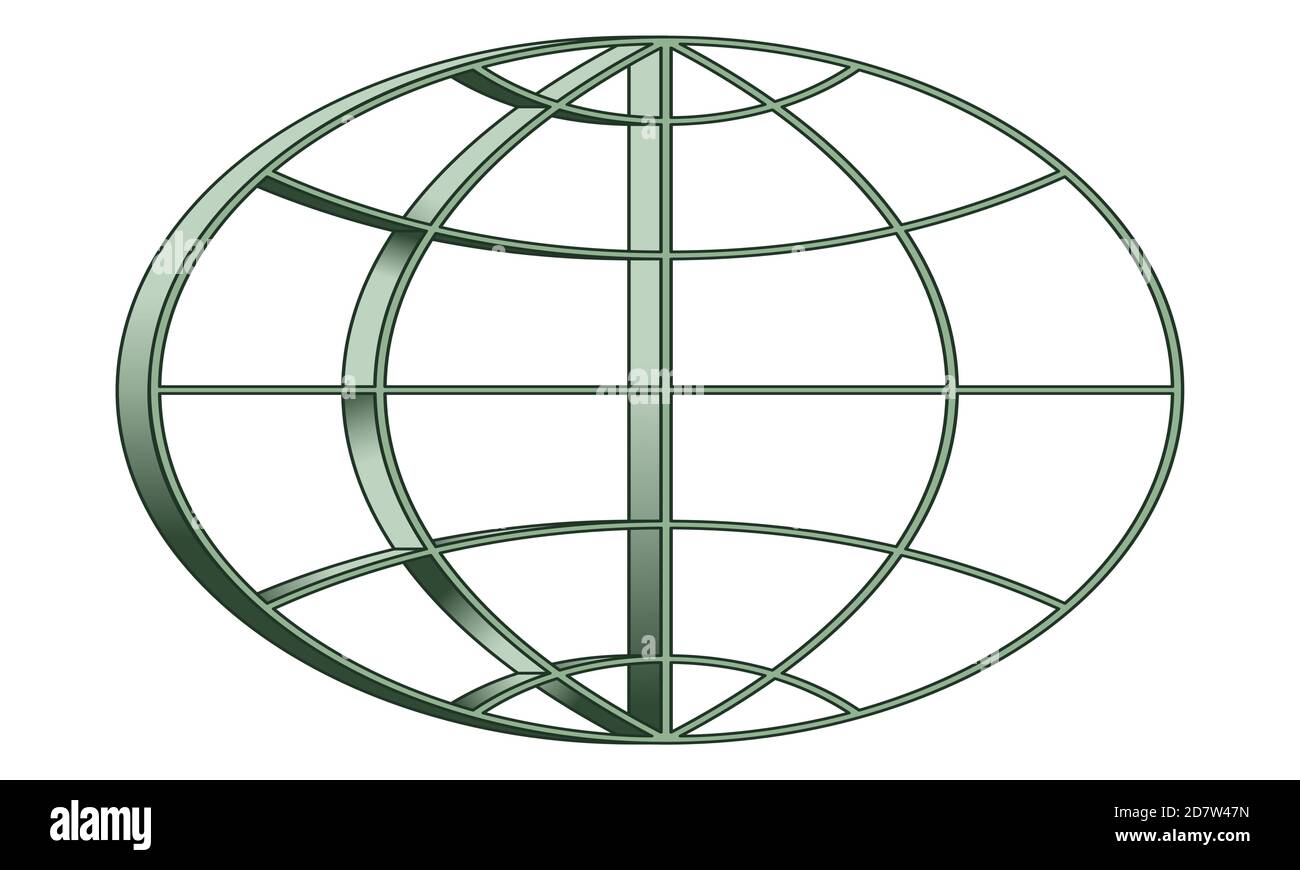 Illustration of the abstract globe icon Stock Vector Image & Art - Alamy