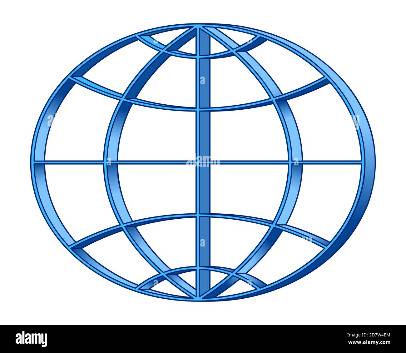 Illustration of the abstract globe icon Stock Vector Image & Art - Alamy