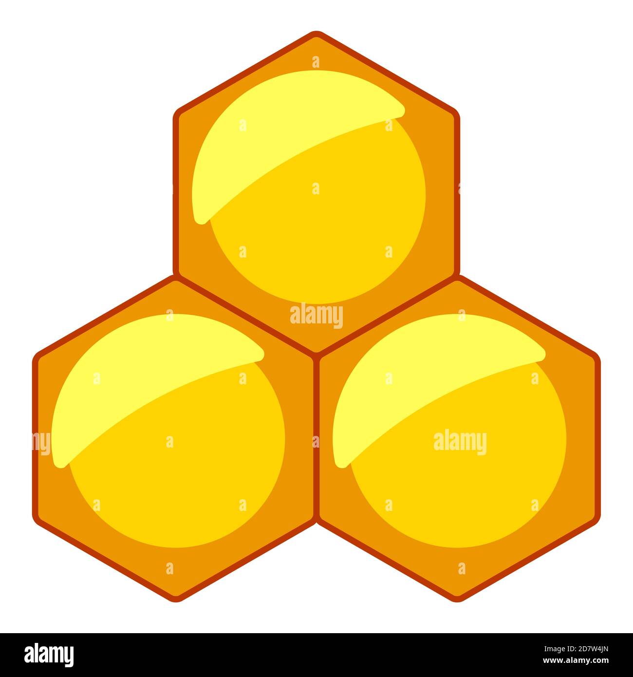 Abstract hexagon honeycomb cells icon Stock Vector Image & Art - Alamy