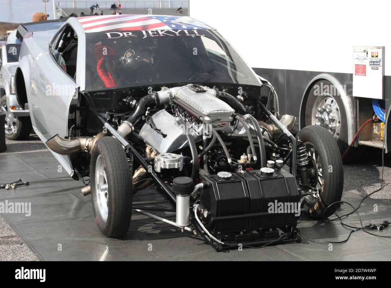 Paddock at Worldwide Technology Raceway during DRAGSTOCK XII 2020 Stock ...