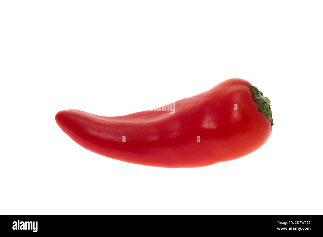 Red pepper - white background Stock Photo - Alamy