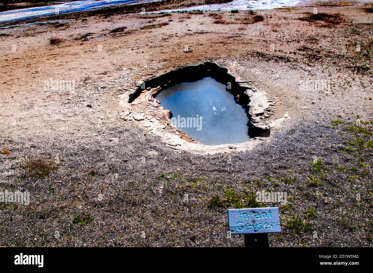 one of the geothermal pools of Yellowstone National Park. Yellowstone ...