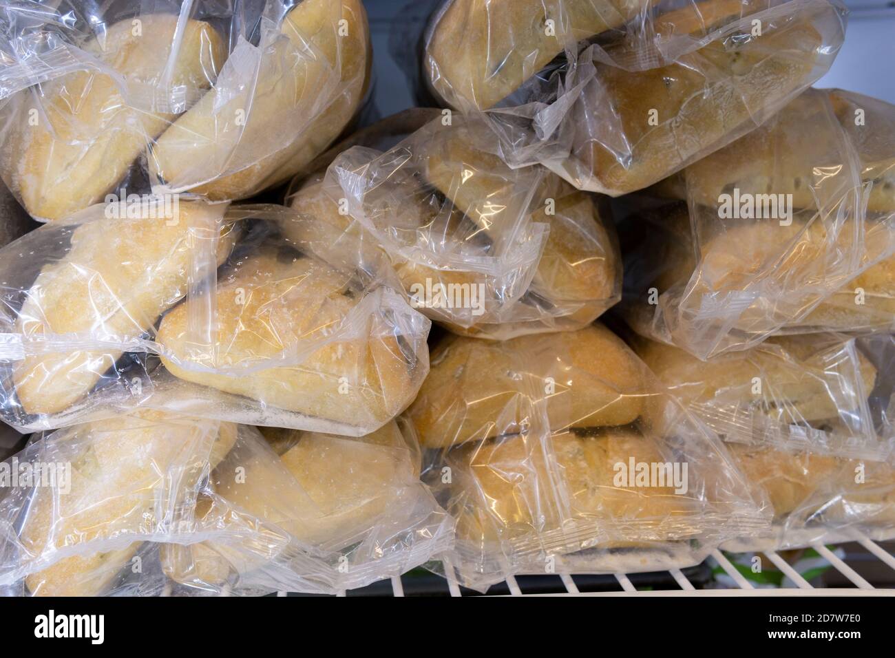 frozen bread in the refrigerator. Freezer full range of frozen bread ...