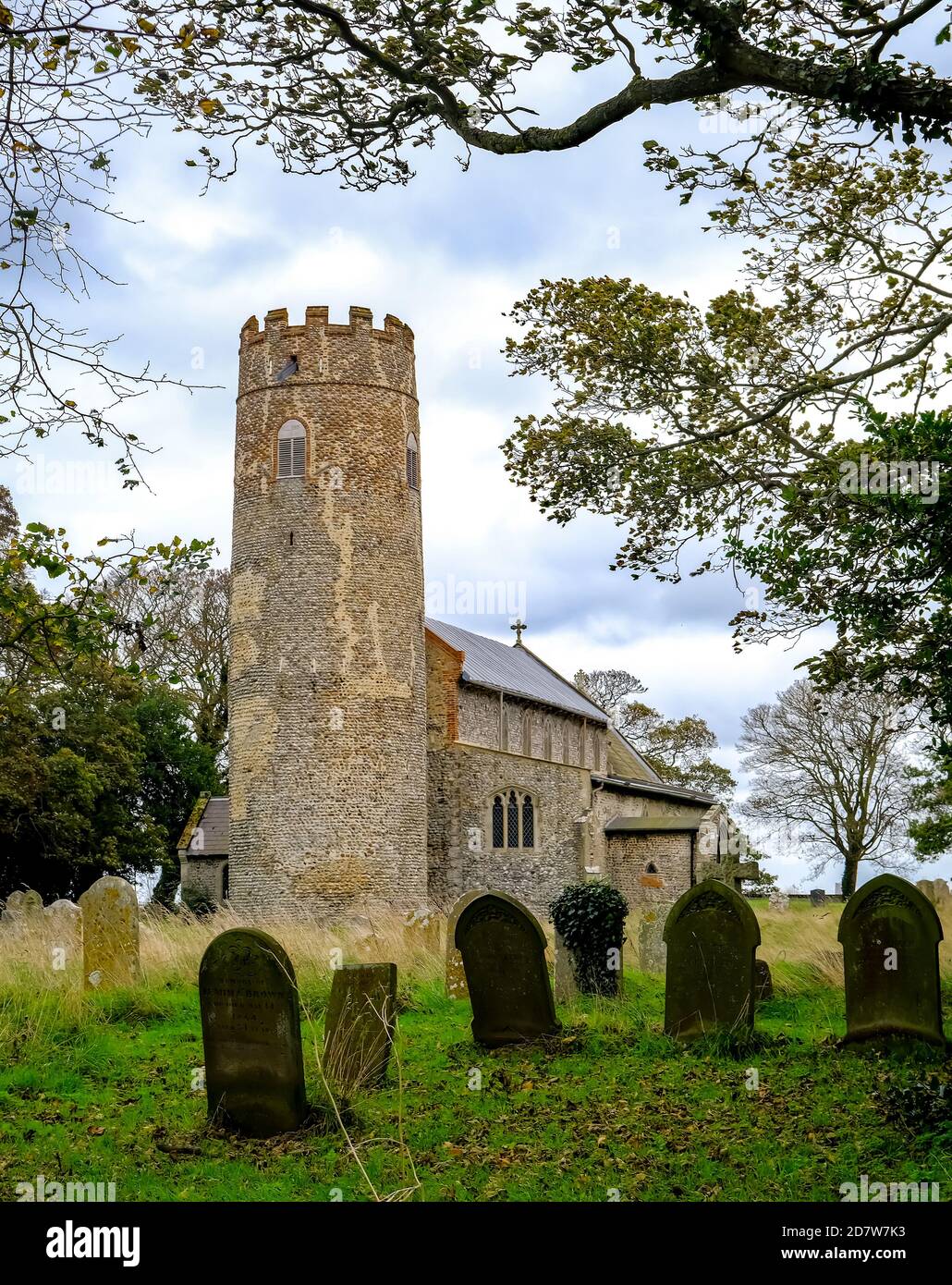 St Margaret’s Church in the Norfolk village of Witton Stock Photo - Alamy