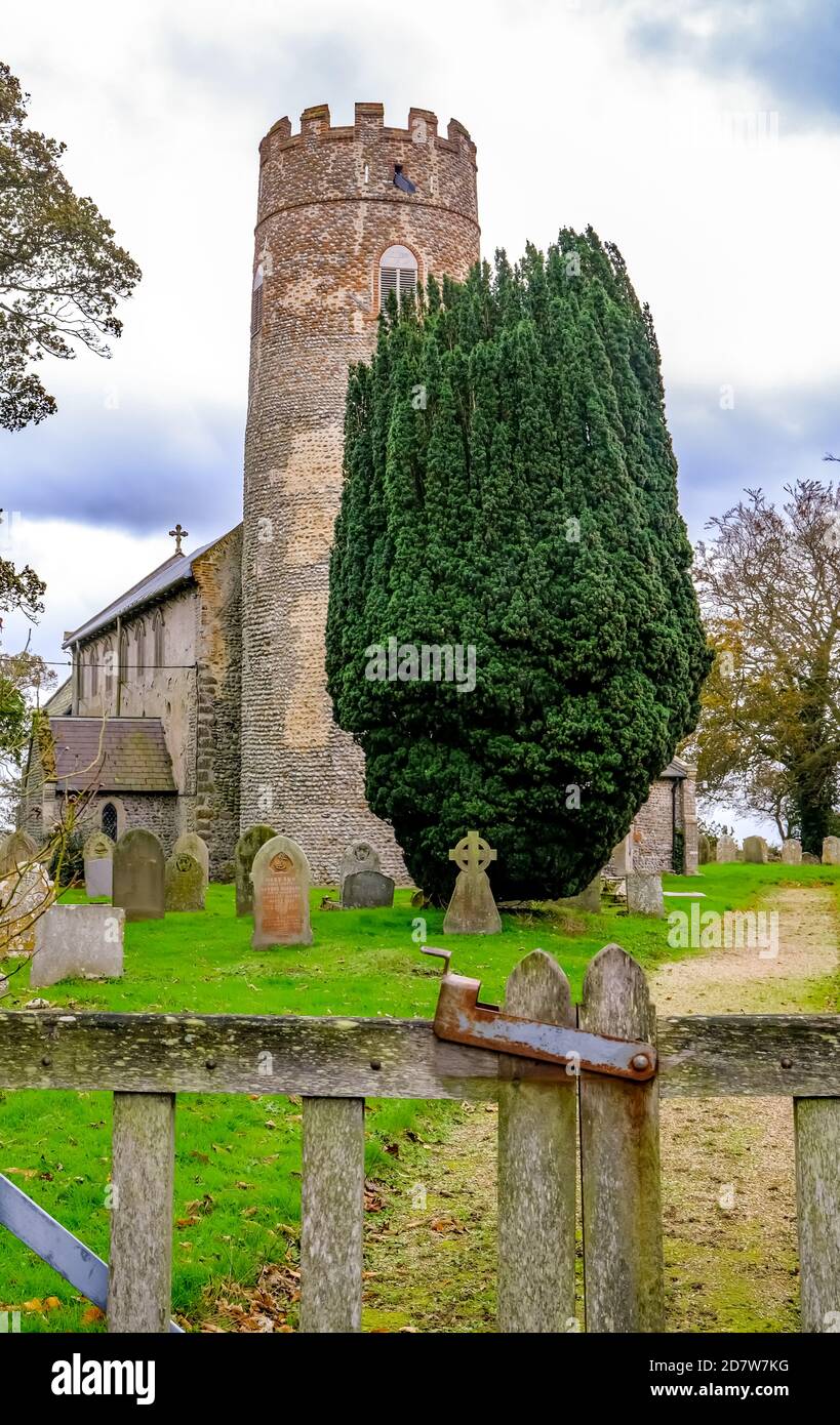 St Margaret’s Church in the Norfolk village of Witton Stock Photo - Alamy