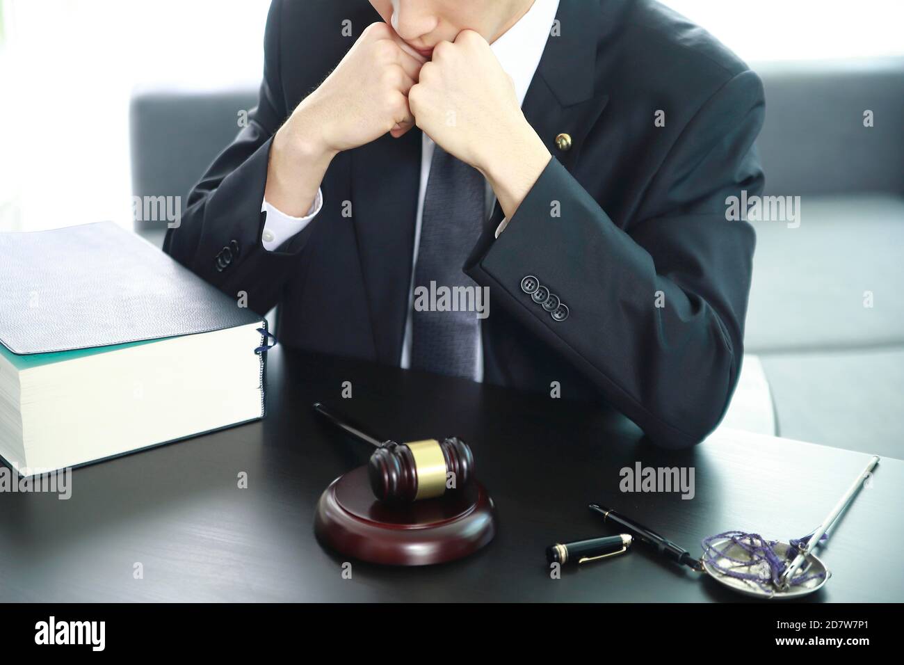 Lawyer Thinking High Resolution Stock Photography and Images - Alamy