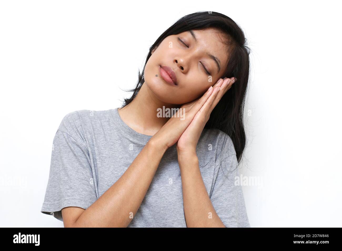 Tired Woman Standing