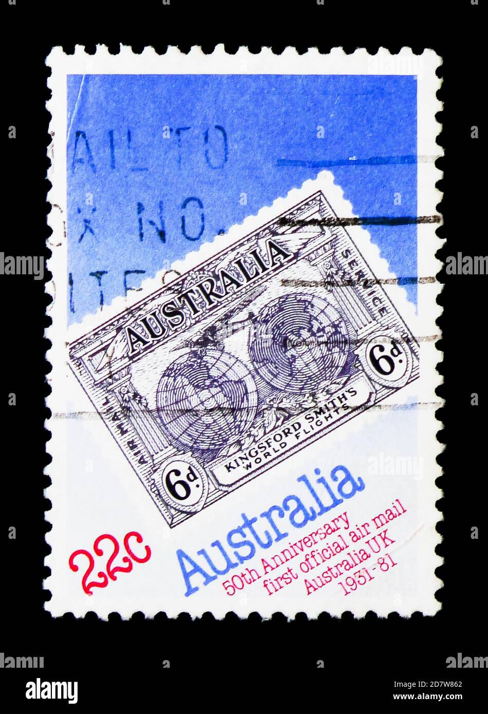 Australia circa 1981 postage stamp hi-res stock photography and images ...