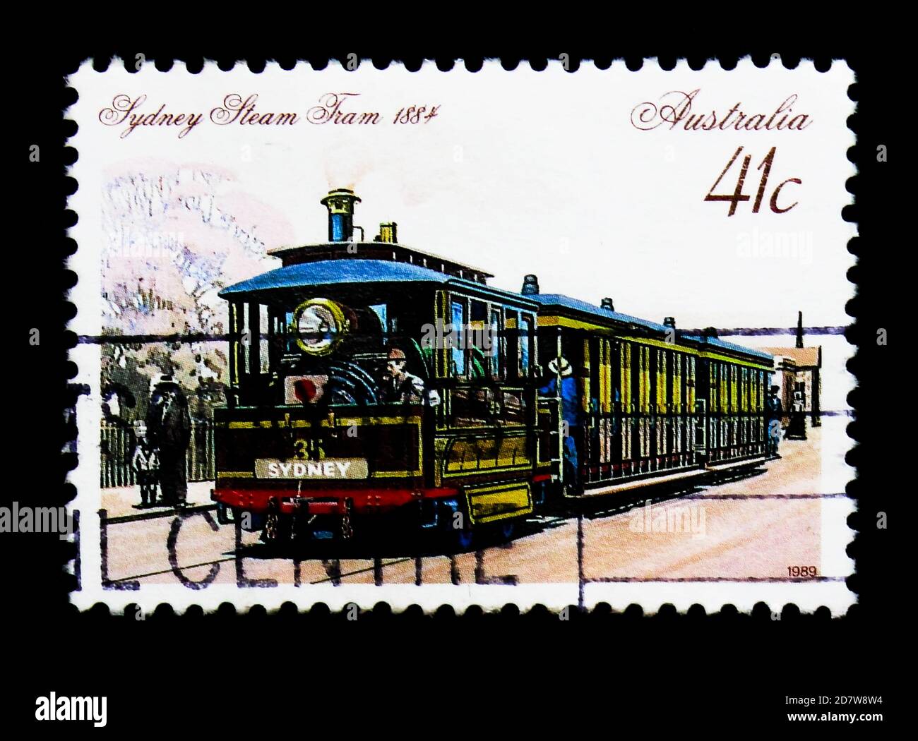 MOSCOW, RUSSIA - MARCH 28, 2018: A stamp printed in Australia shows ...