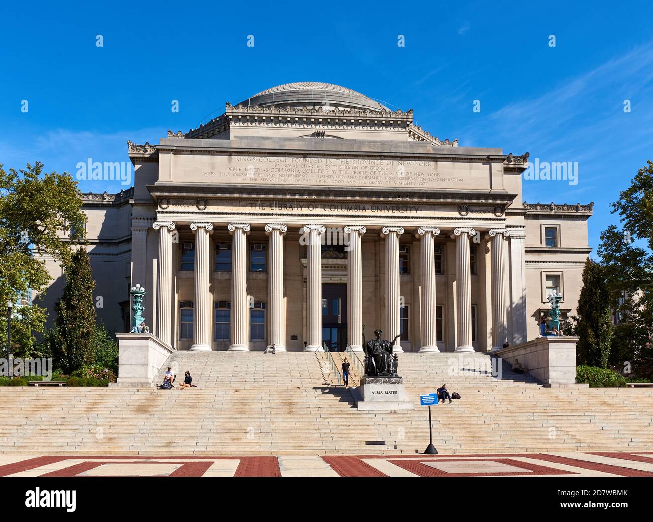 Low Memorial Library was designed by Charles McKim in the neo-classical ...