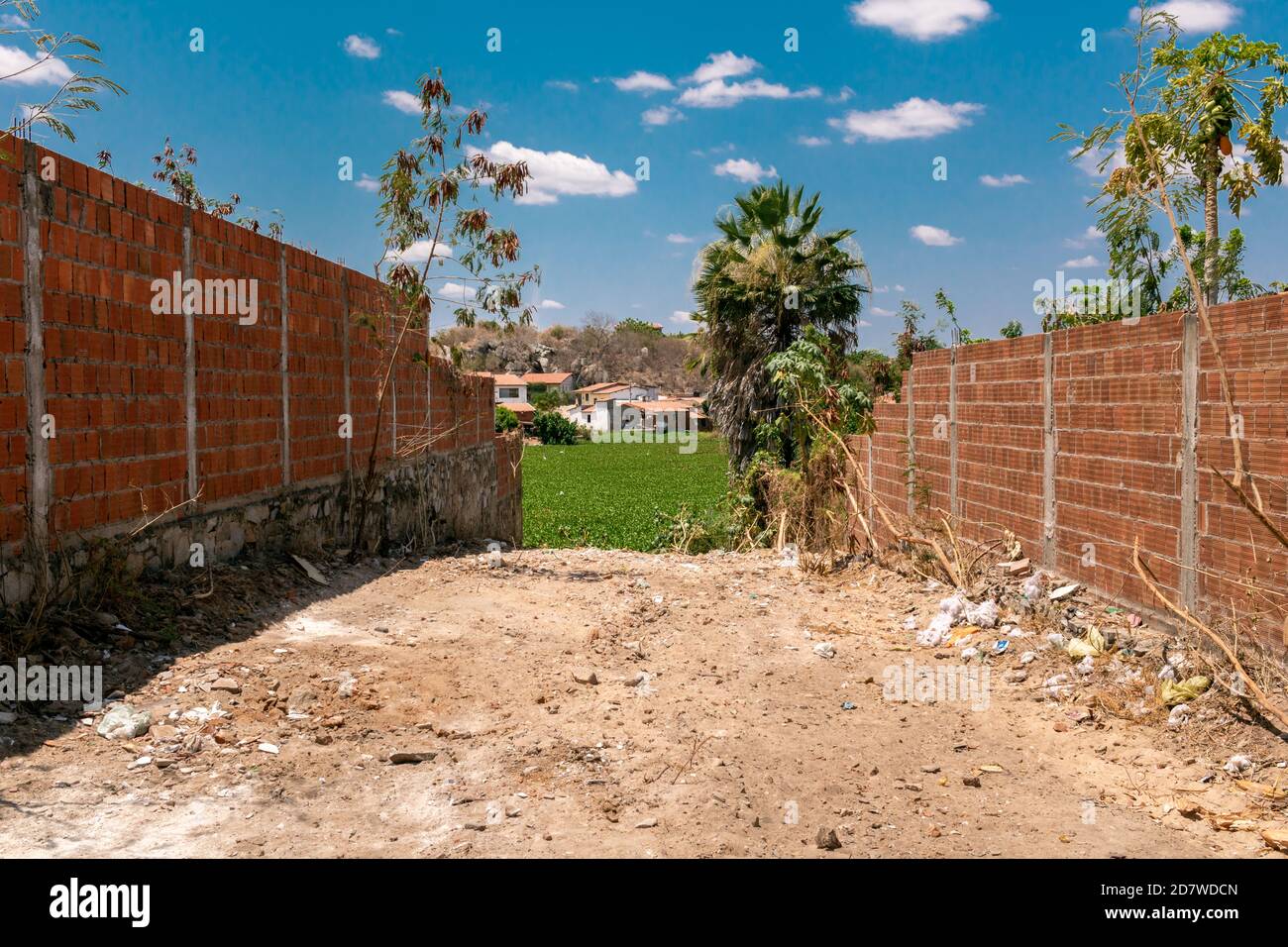 poor houses in the outback of Ceara in northeastern Brazil Stock Photo ...
