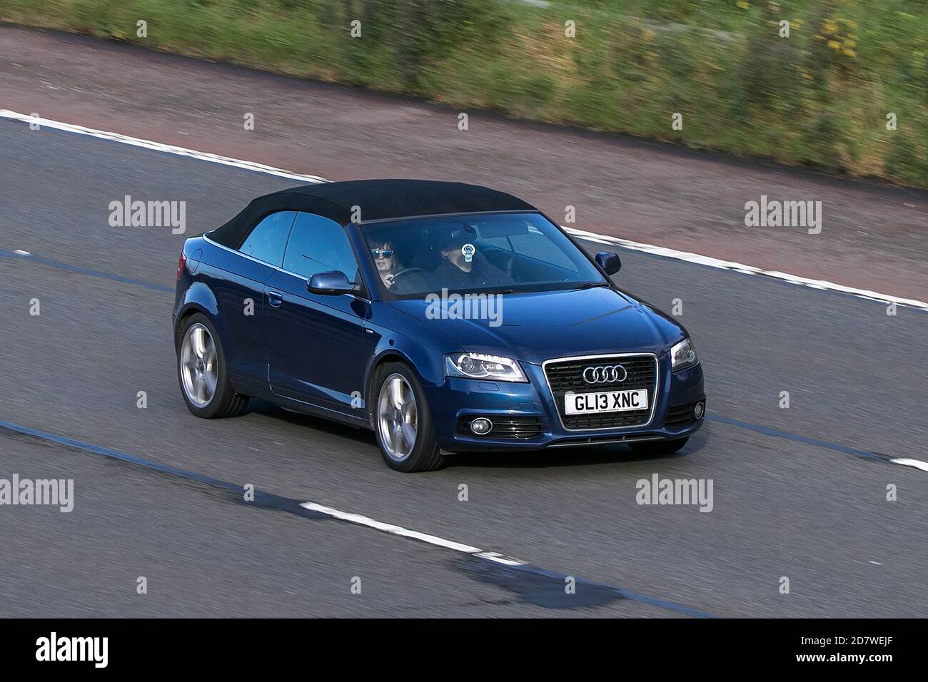 Audi A3 S Line Final Edition Tdi Blue Car Cabriolet Diesel moving ...