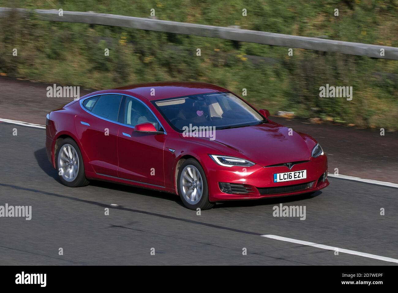 Tesla Model S Sunset Red
