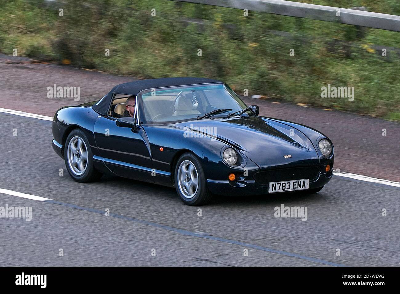 Blue tvr chimaera cars hi-res stock photography and images - Alamy