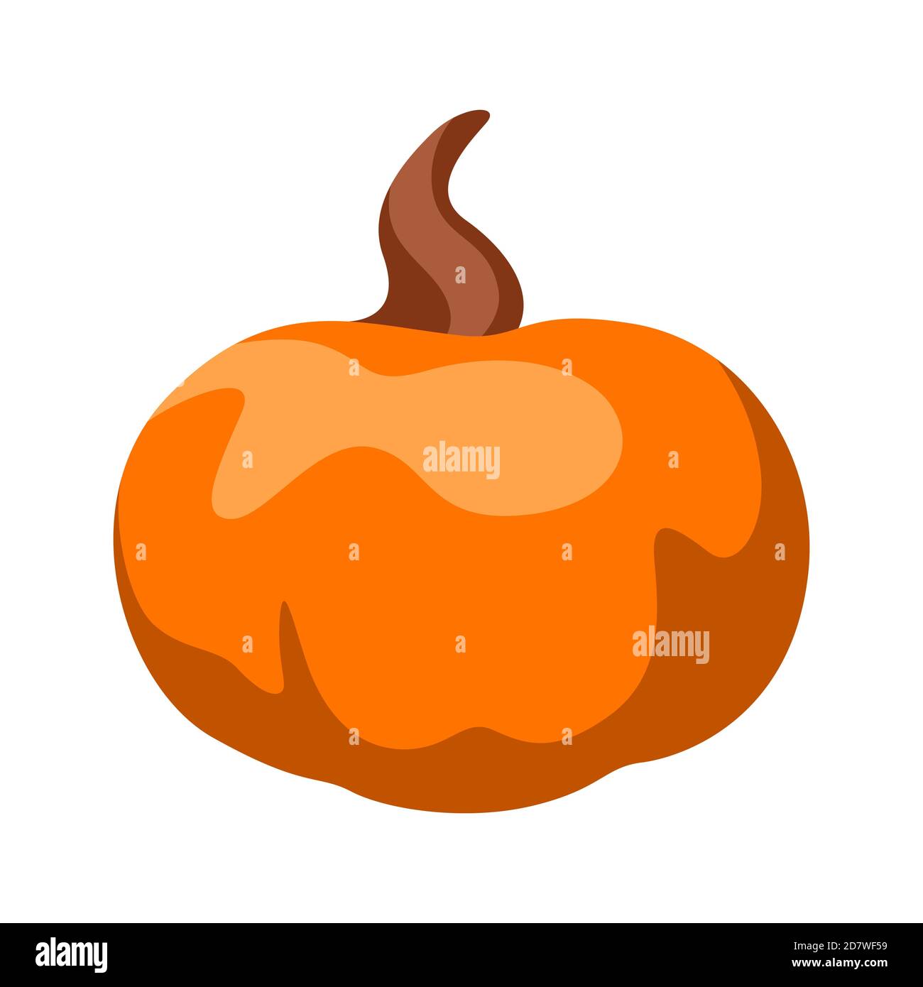 Cartoon illustration of ripe pumpkin Stock Vector Image & Art - Alamy