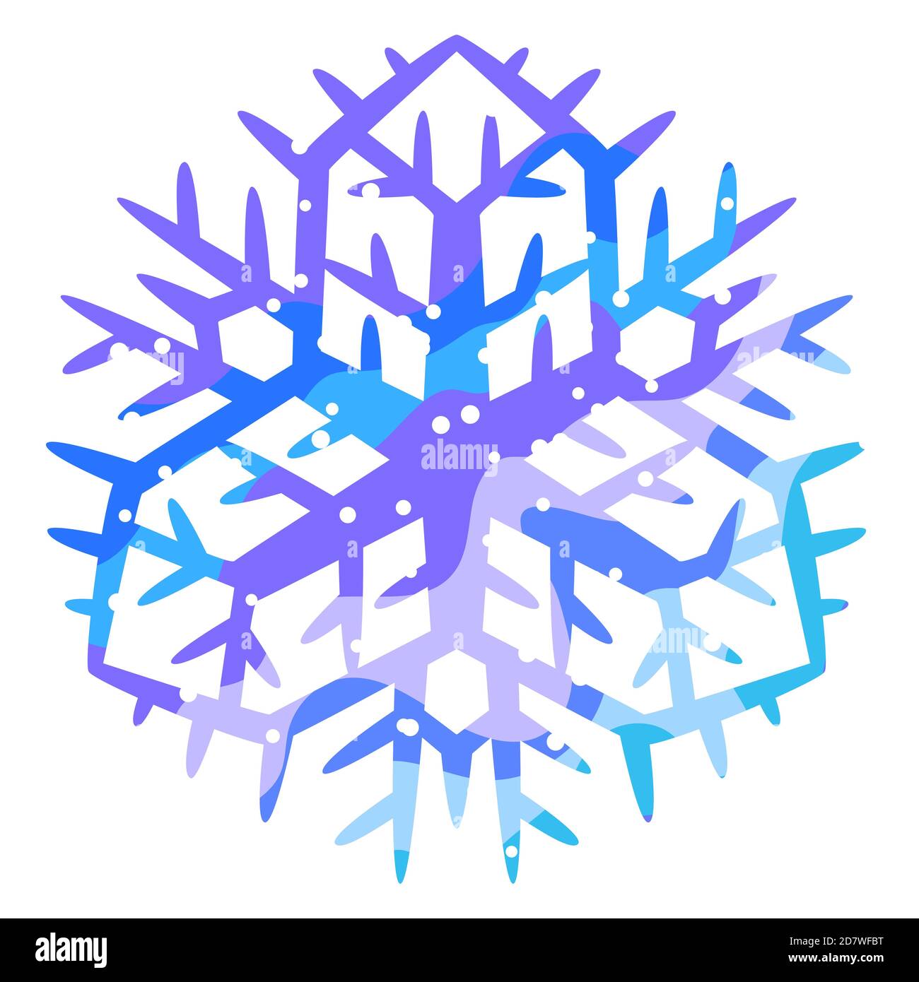 Winter abstract snowflake Stock Vector Image & Art - Alamy